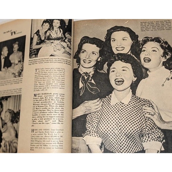 Magazine | Other | Vintage Tv Magazine September 954 Betty White ...